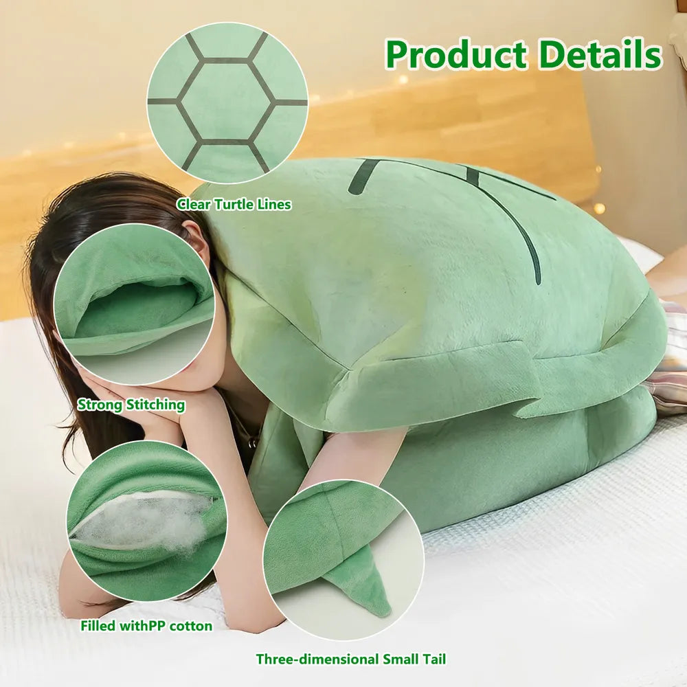 Wearable Turtle Shell Pillows Soft Stuffed Costume Toy 39.4 inch Plush ...